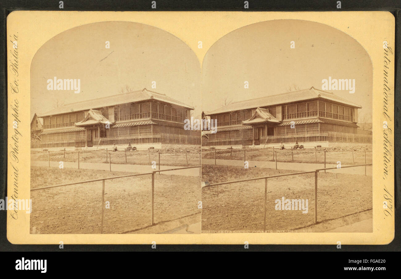 A photograph of a traditional Japanese dwelling, taken by Centennial ...