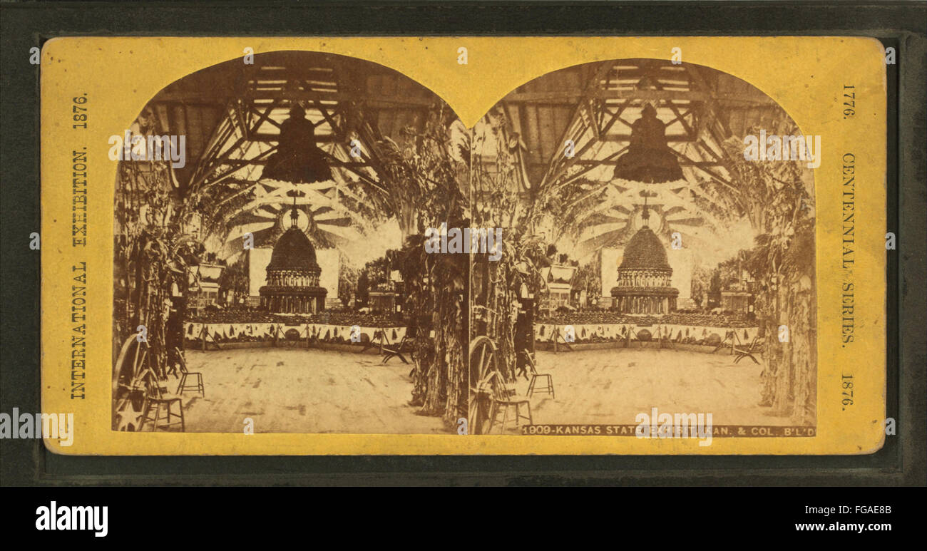 A photograph of the Kansas & Colorado building at the Kansas State ...