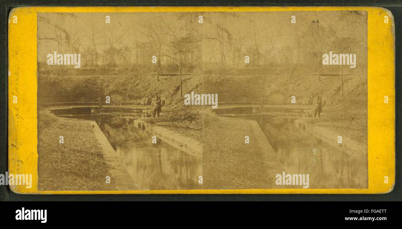 A photograph from the Robert N. Dennis collection showing Lititz ...