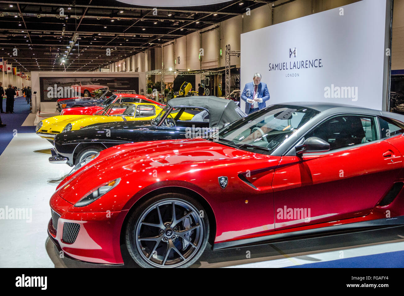 London, UK. 18 February 2016 Classic car at the show. This is a car ...