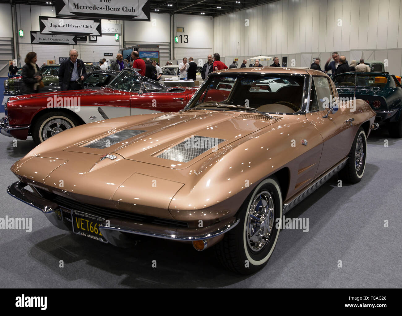 ExCel, London, UK. 18th February, 2016. The London Classic Car Show ...