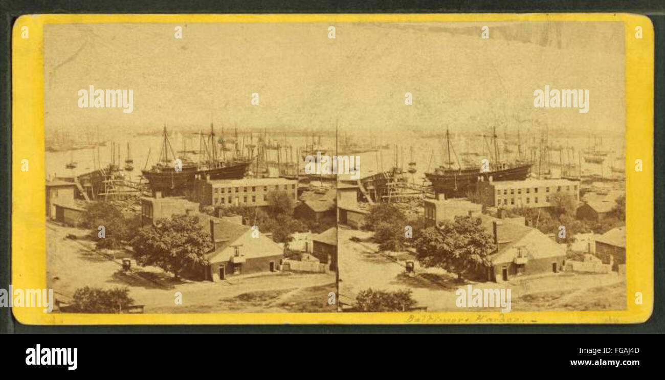 This photograph from E. & H.T. Anthony captures a view of Baltimore ...