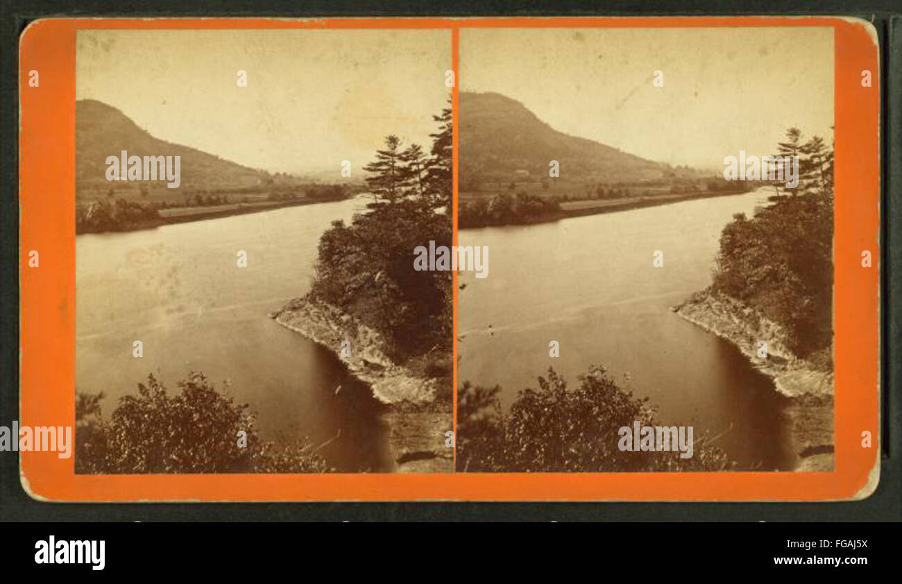 A photograph of Mount Tom as seen from the Connecticut River ...