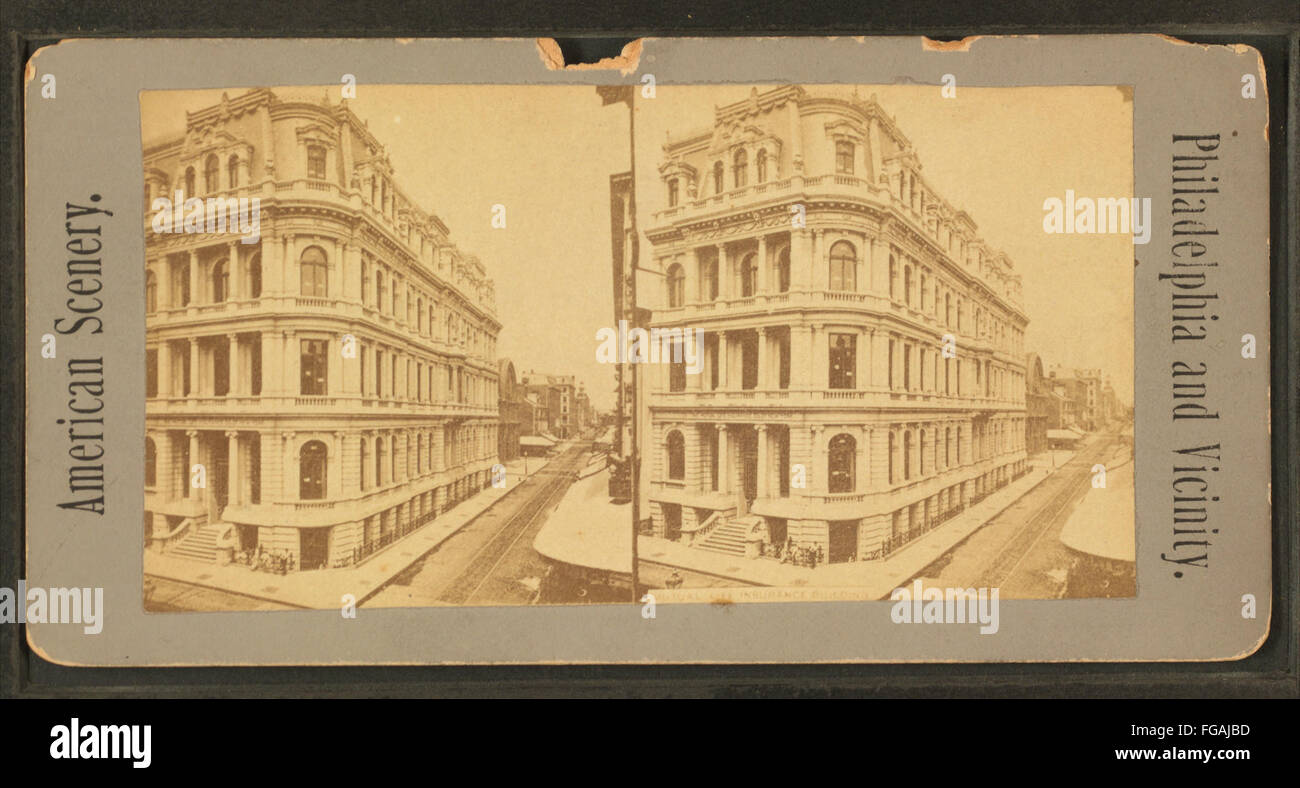 A photograph of the Mutual Life Insurance Company building, captured ...