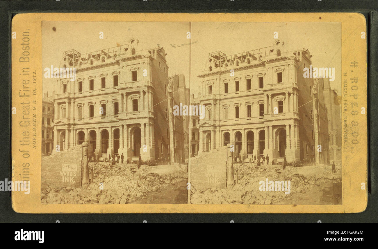 This photograph shows the New Post Office located on Milk Street, built ...