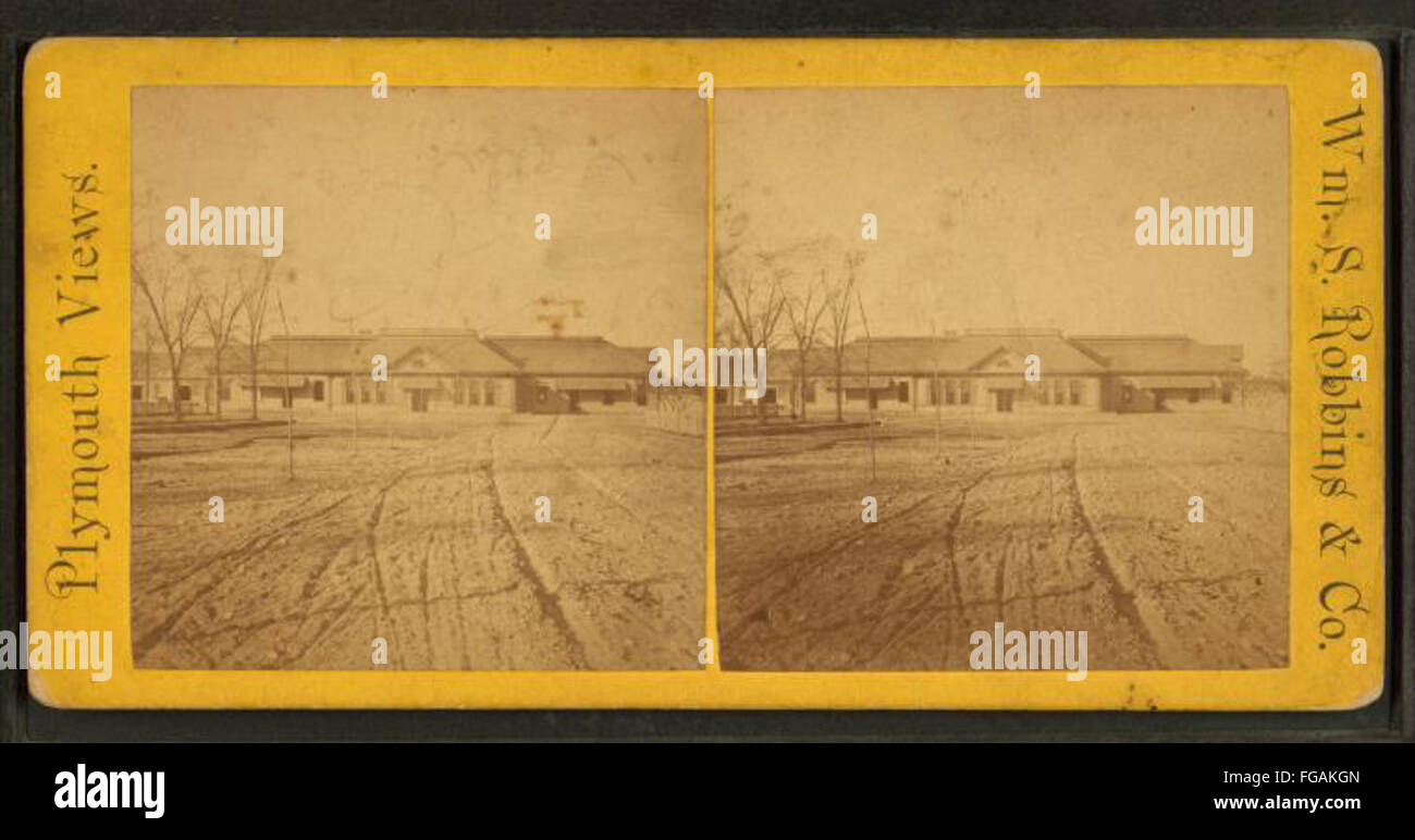 A photograph by William S. Robbins & Co showing the Old Colony Railroad ...