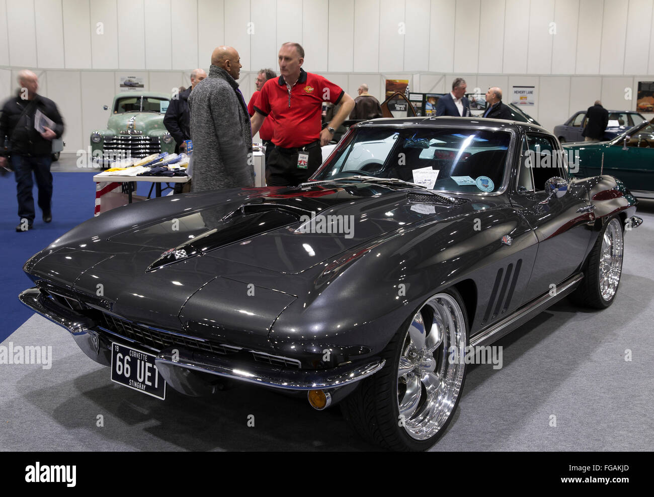 ExCel, London, UK. 18th February, 2016. Classic Corvette on show at The ...