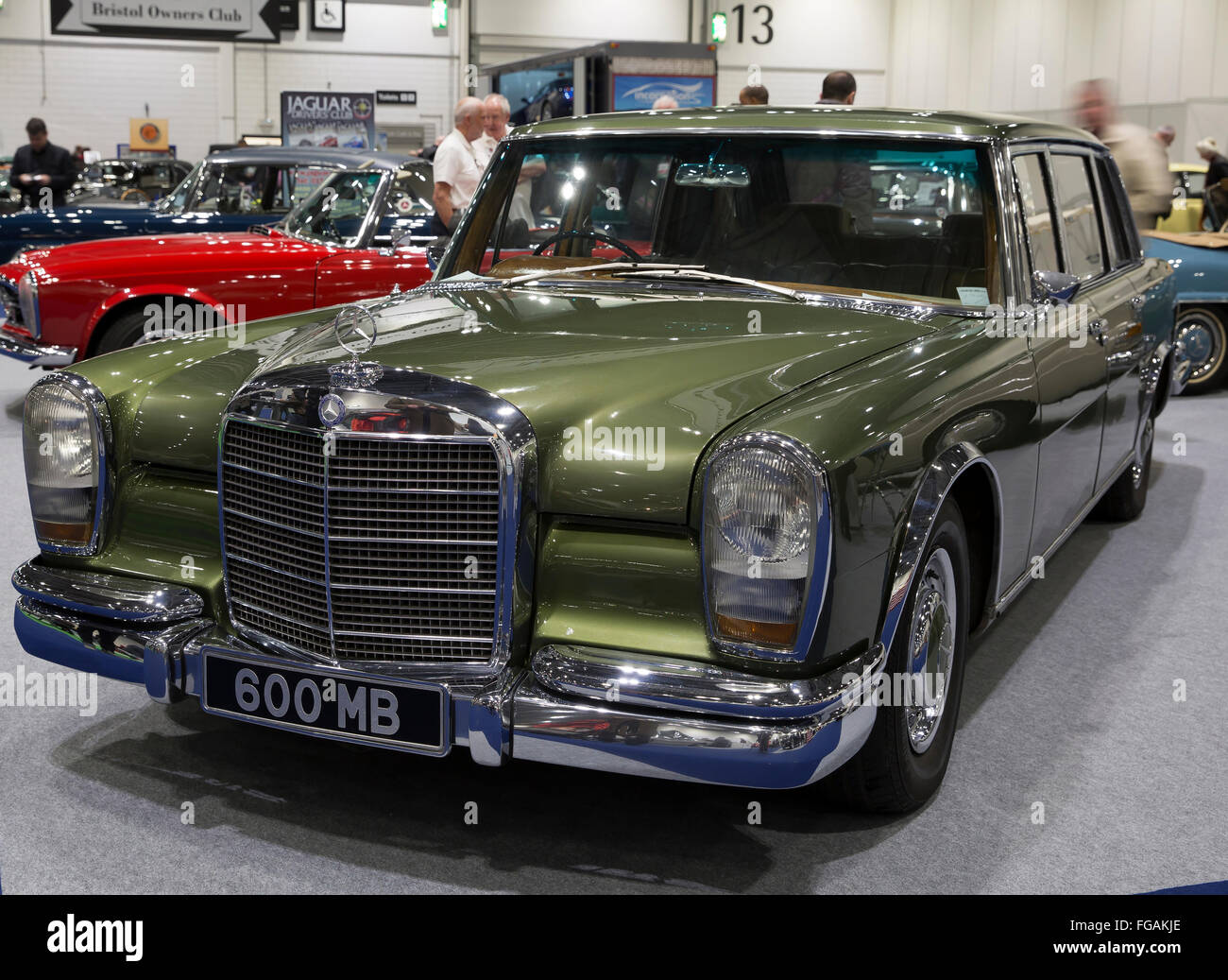 ExCel, London, UK. 18th February, 2016. Classic Mercedes Benz on show ...