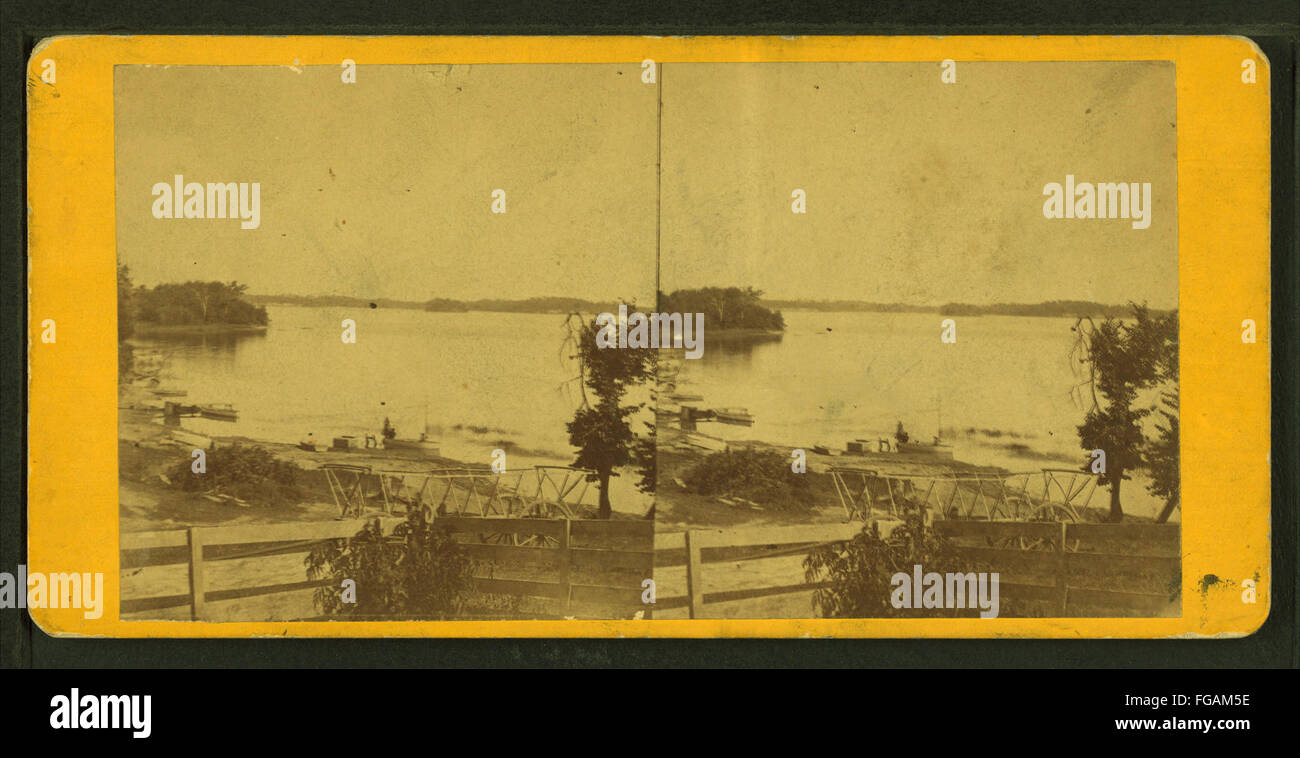 A photograph by Benjamin Franklin Upton of Lake Minnetonka, showcasing ...