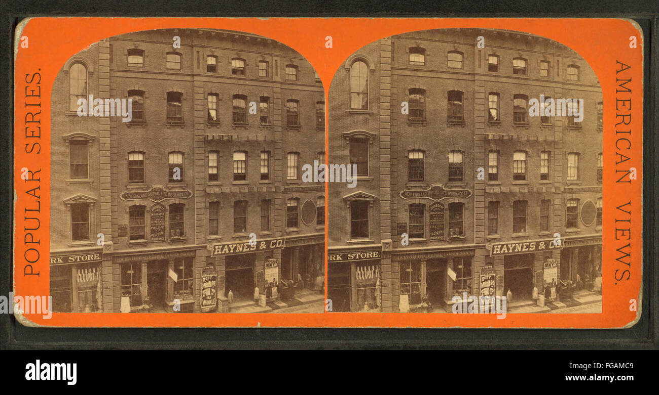 A photograph from E. & H.T. Anthony showing the Opera House block on ...