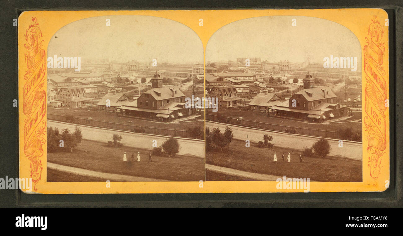 A panoramic stereoscopic view from the Reservoir, part of the Robert N ...