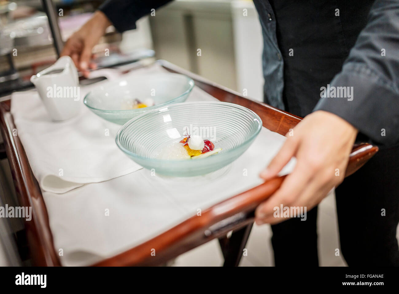 Waiters Serving Tray