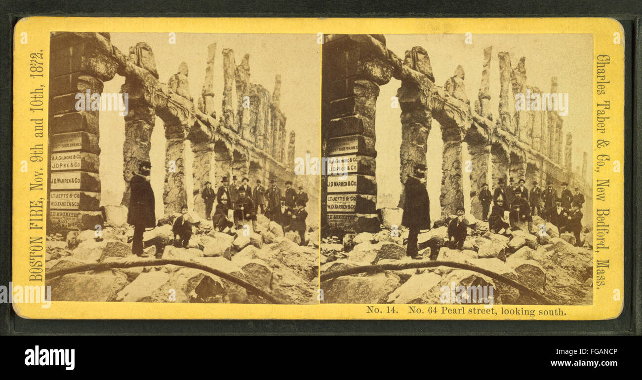 A photograph by Charles Taber & Co. showing Pearl Street in a southern ...