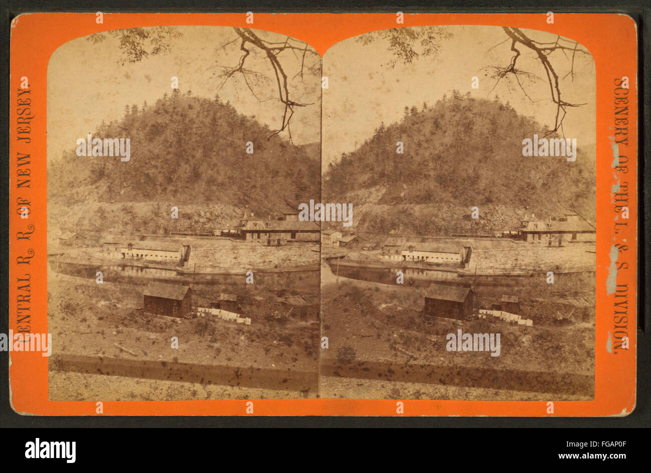 A view from Prospect Rock showing Bear Mountain in the distance, as ...