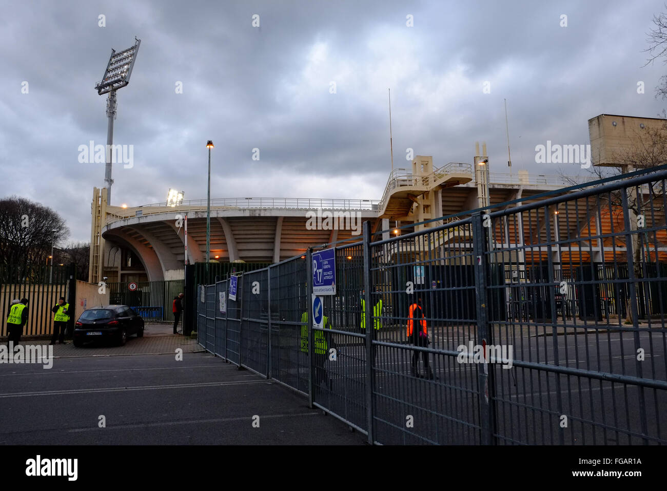 Outside view of the Artemio Franchi stadium, Florence, Italy Stock ...