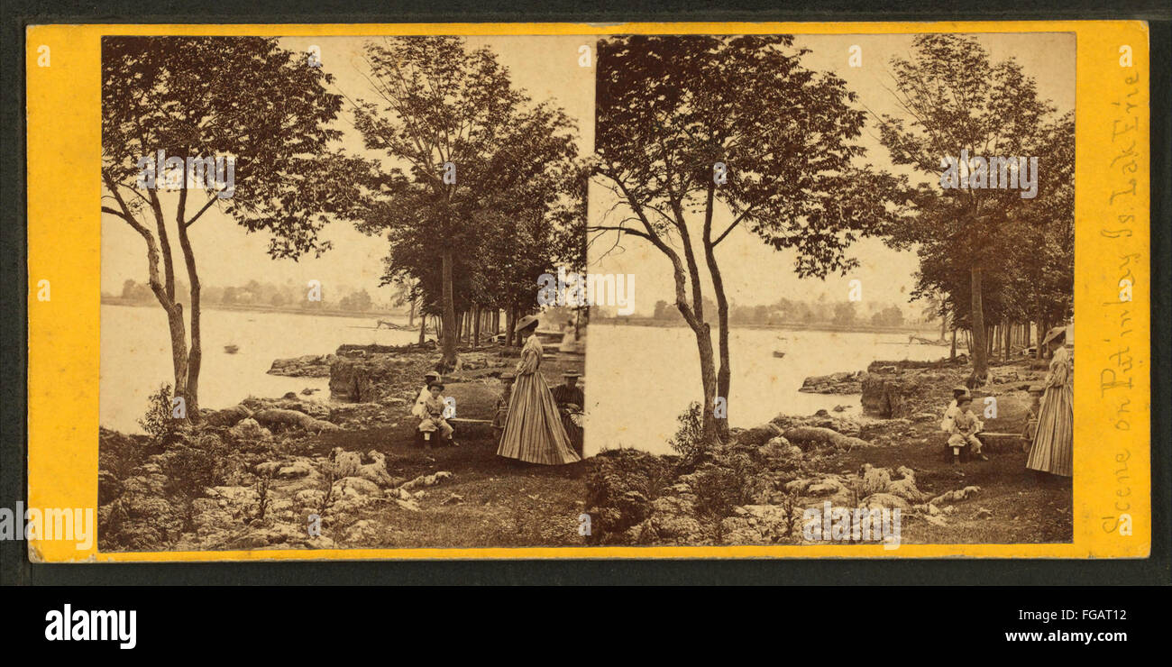 Photograph by Benedict showing scenes in Put-In-Bay, Ohio, capturing ...
