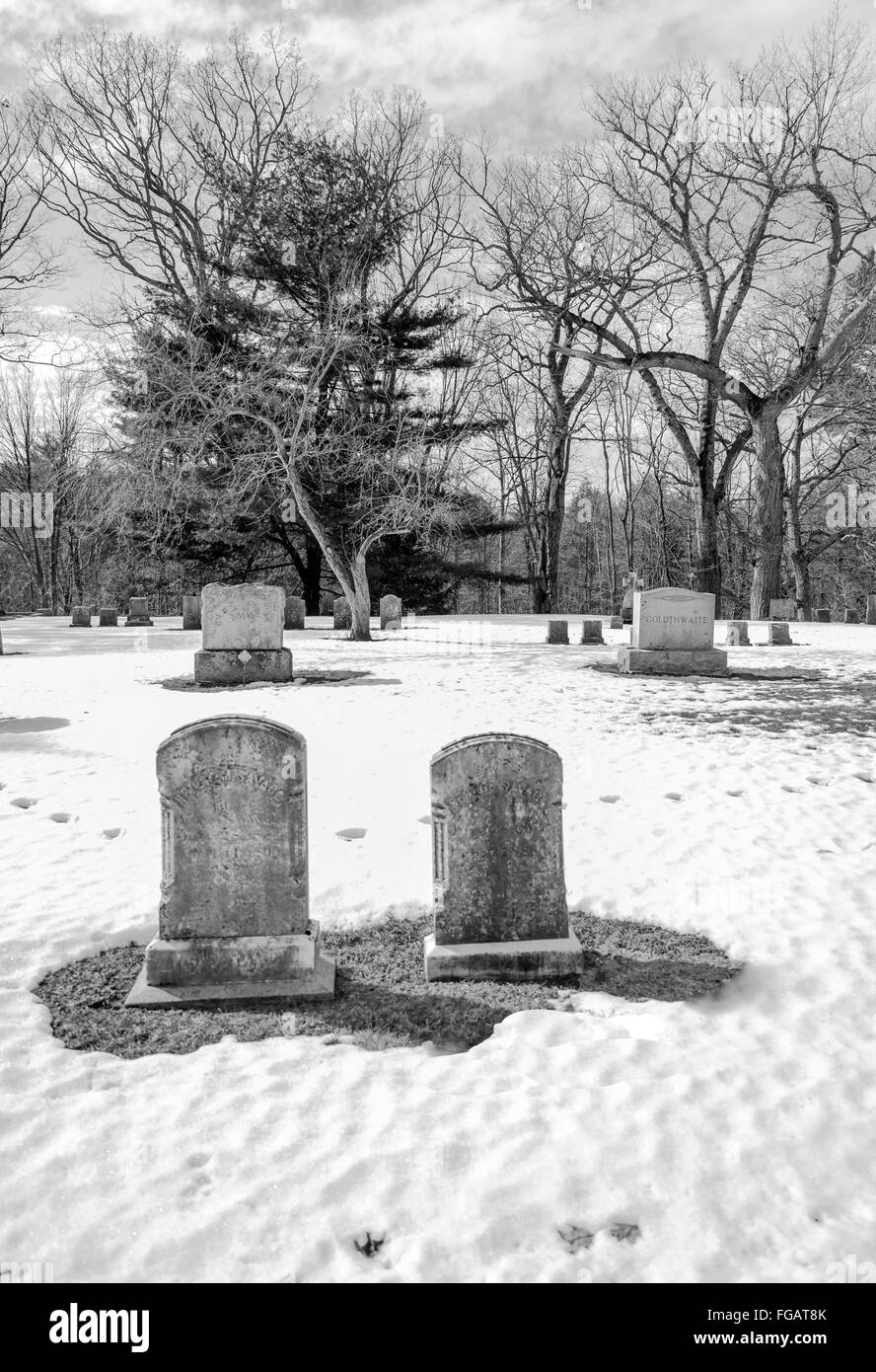 Ancient ruins in cemetery Black and White Stock Photos & Images - Alamy
