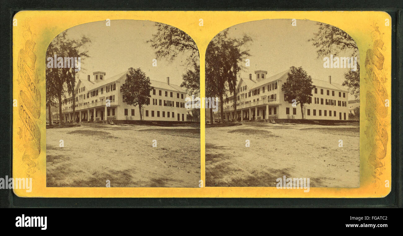 A photograph of Senter House in Center Harbor, captured from the Robert ...