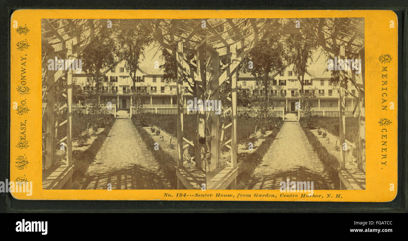 A photograph by Nathan W. Pease showing the Senter House in Center ...