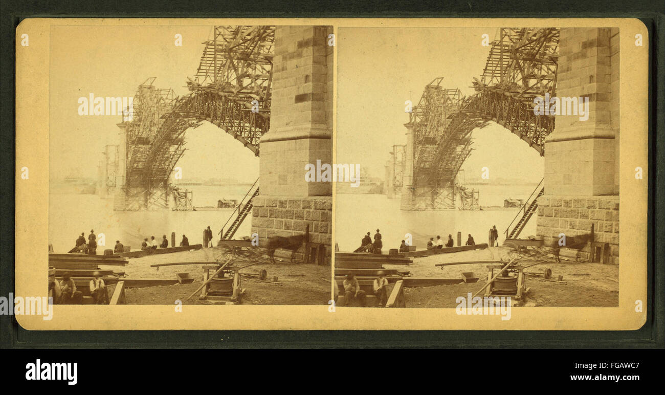 A photograph of the St. Louis Bridge, captured by Robert Benecke. The ...