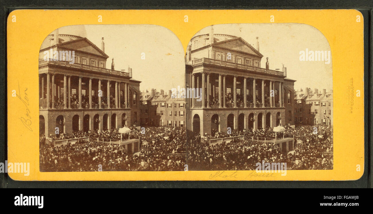 A photograph of the State House, captured by Deloss Barnum. The image ...