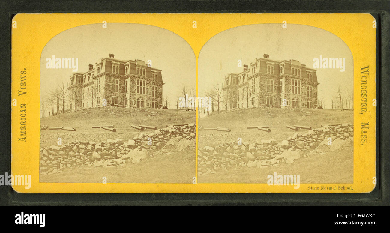 Photograph of a State Normal School, showcasing the building and its ...