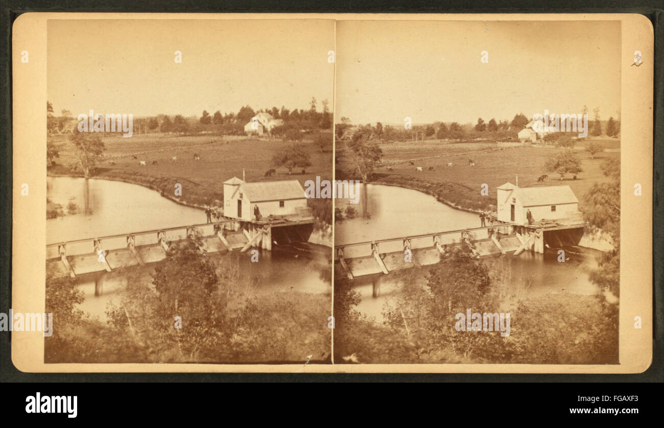 A photograph from the Robert N. Dennis collection showing the Sudbury ...