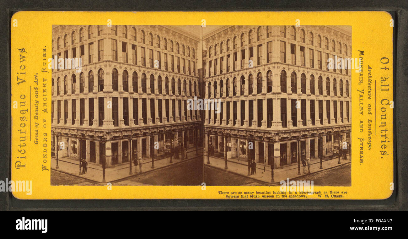 A photograph of the Sun Building, captured by William M. Chase ...