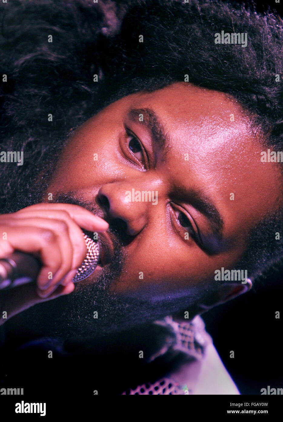Feb. 17, 2016 - Iowa, U.S. - Flint, MI based electro-pop and R&B artist ...