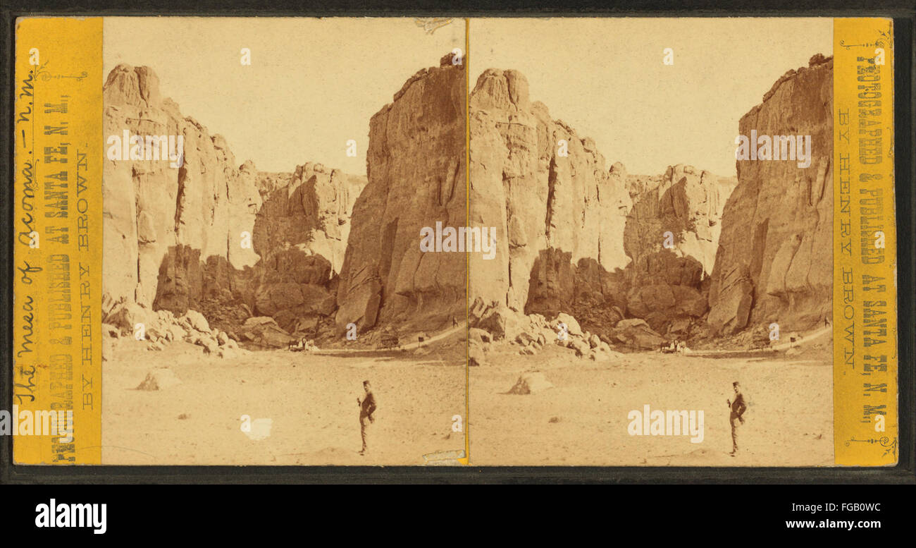 This photograph by William Henry Brown offers a view of Acoma, New ...