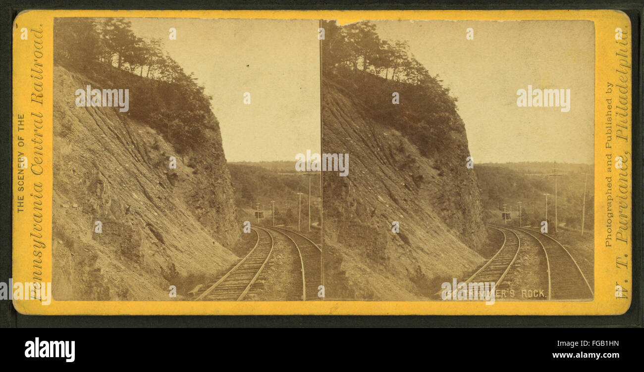 A photograph of Trimmer’s Rock, captured by William T. Purviance ...