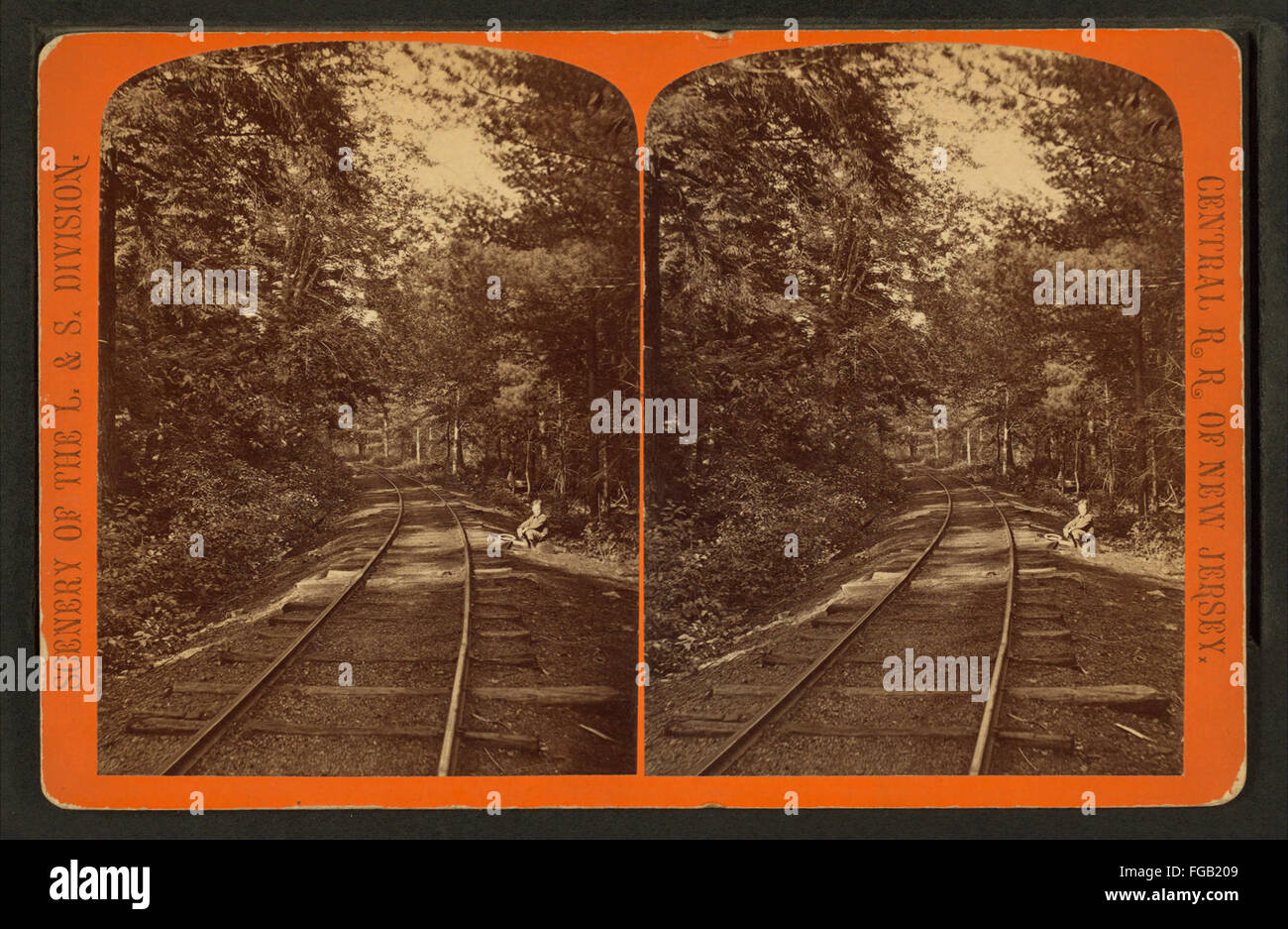 G.F. Gates’ photograph shows the two-mile turn on the Switchback ...