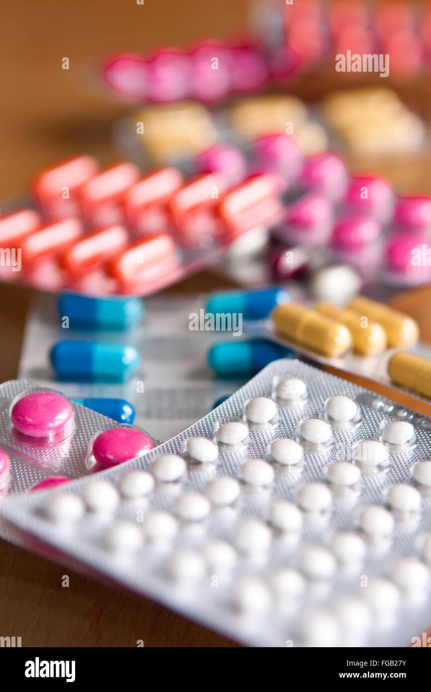 Medication, drug, tablet Stock Photo - Alamy
