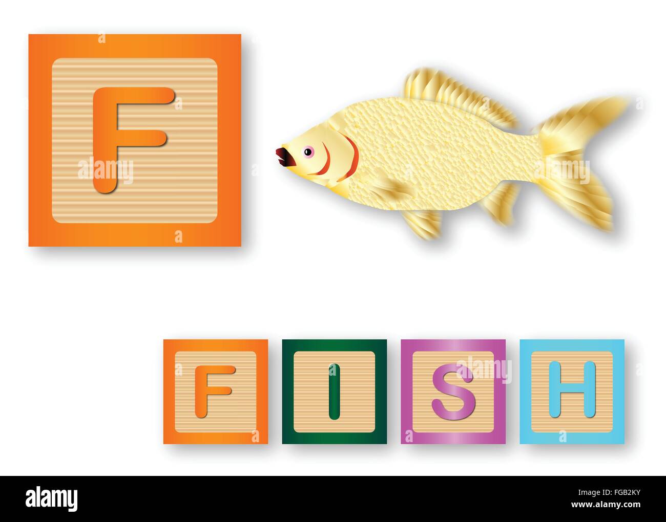 Fish alphabet letters hi-res stock photography and images - Alamy