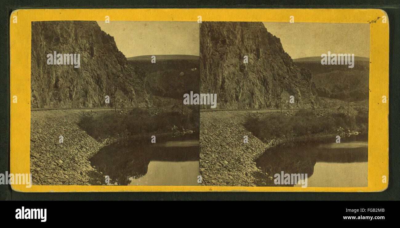 This photograph by E. & H.T. Anthony captures views along the Palisades ...