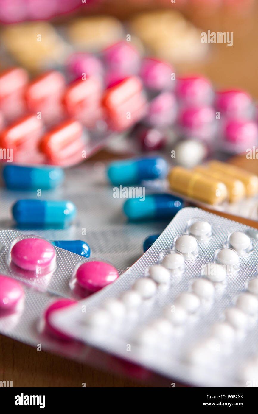 Medication, drug, tablet Stock Photo - Alamy