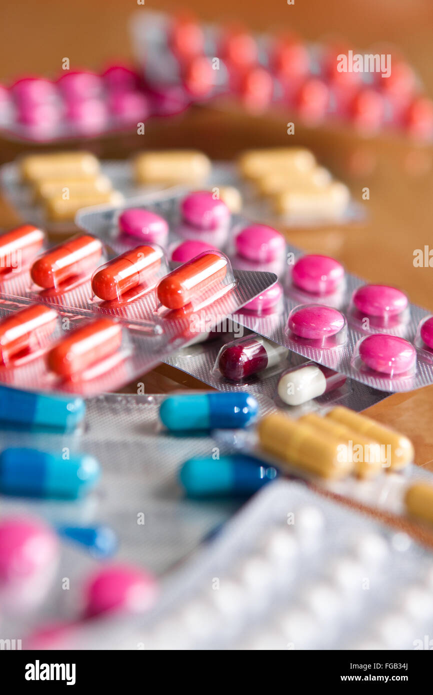 Medication, drug, tablet Stock Photo - Alamy