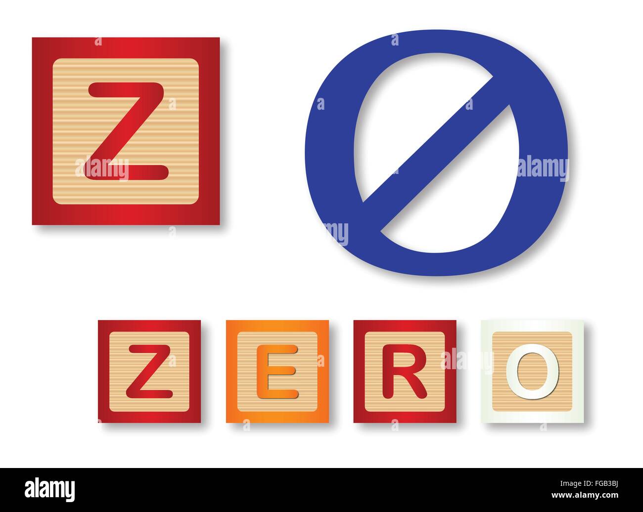 Z Is For Zero text with sliced apple Stock Vector Image & Art - Alamy