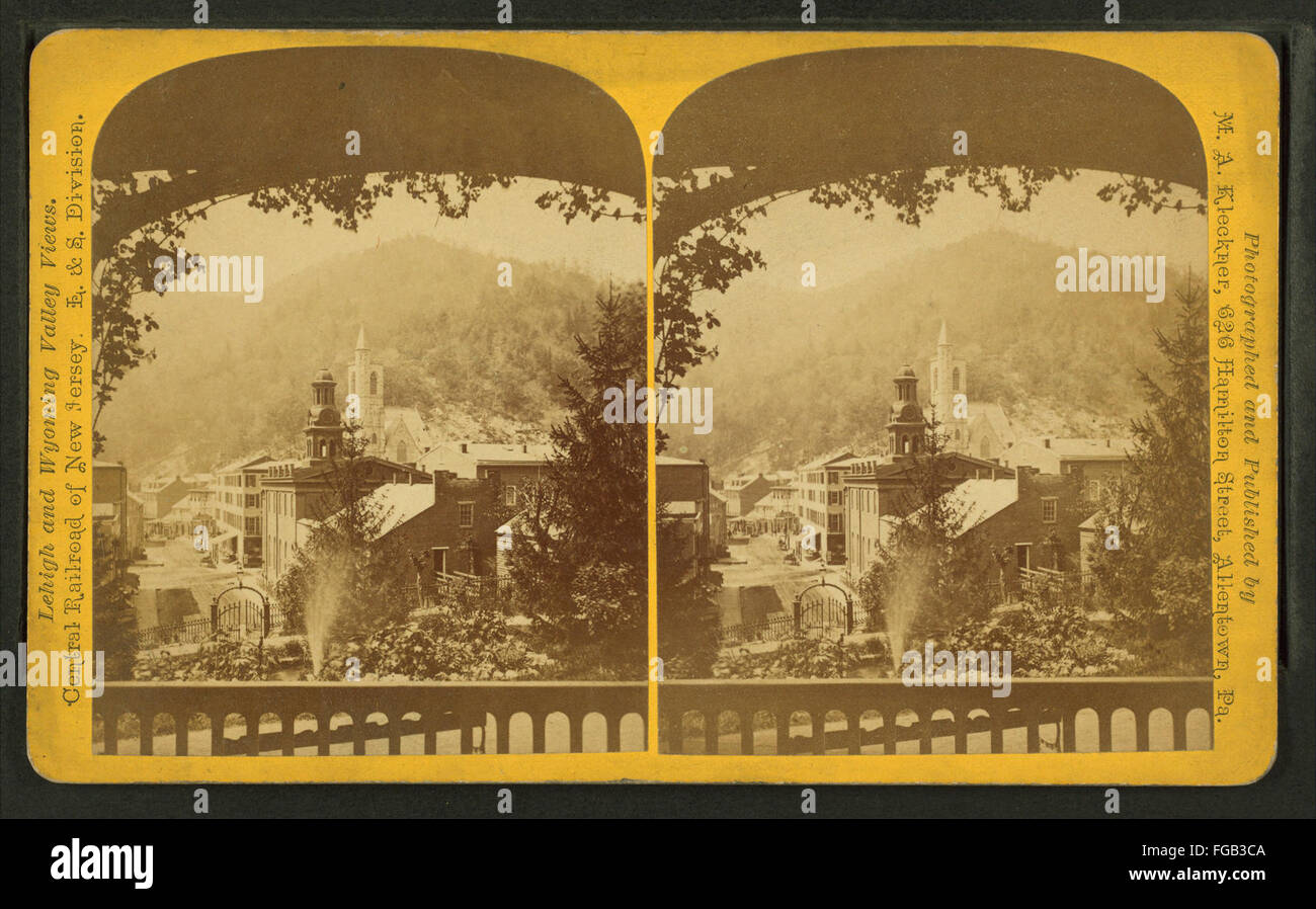 A photograph by M. A. Kleckner showing the view from Hon. John ...