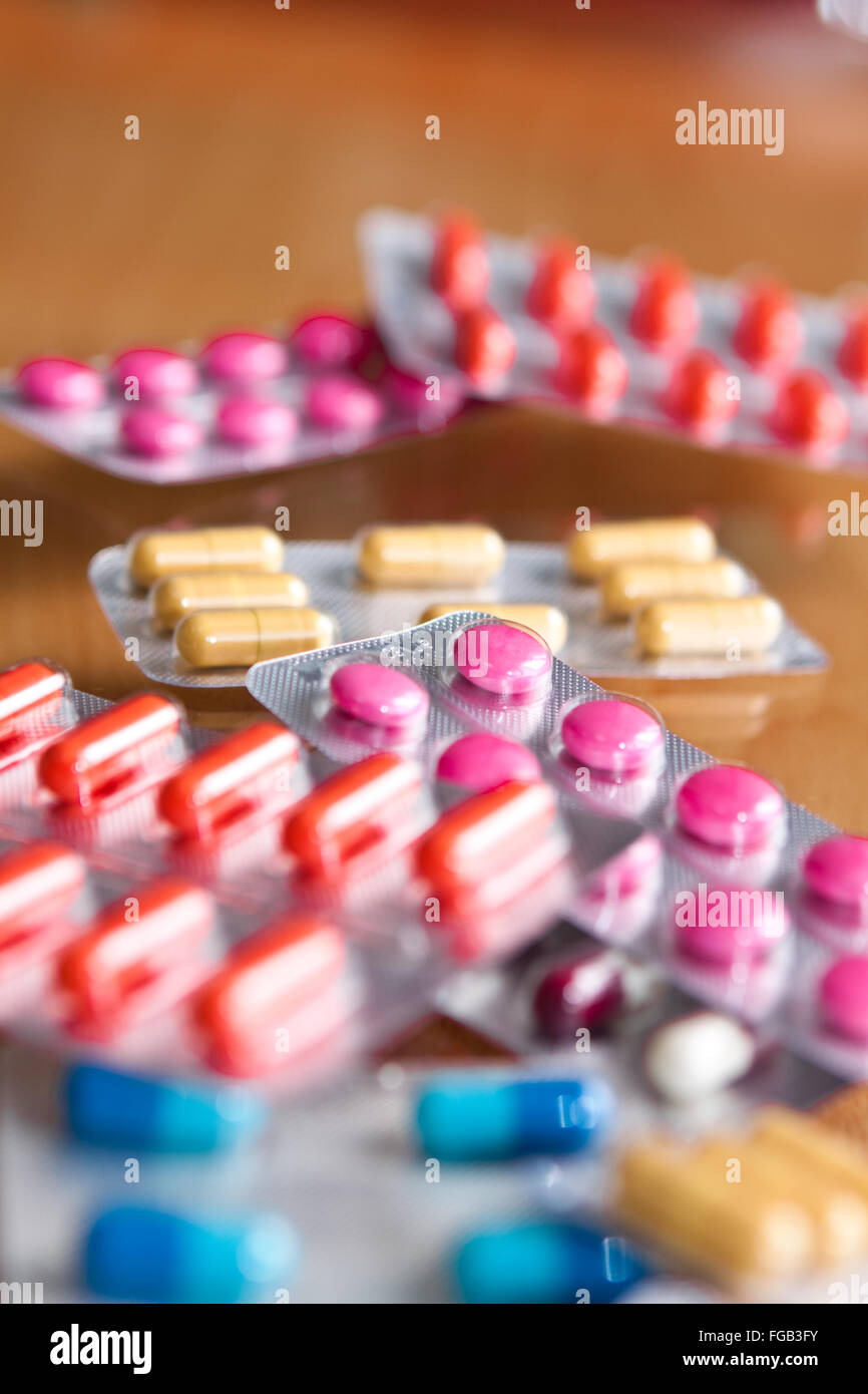 Medication, drug, tablet Stock Photo - Alamy