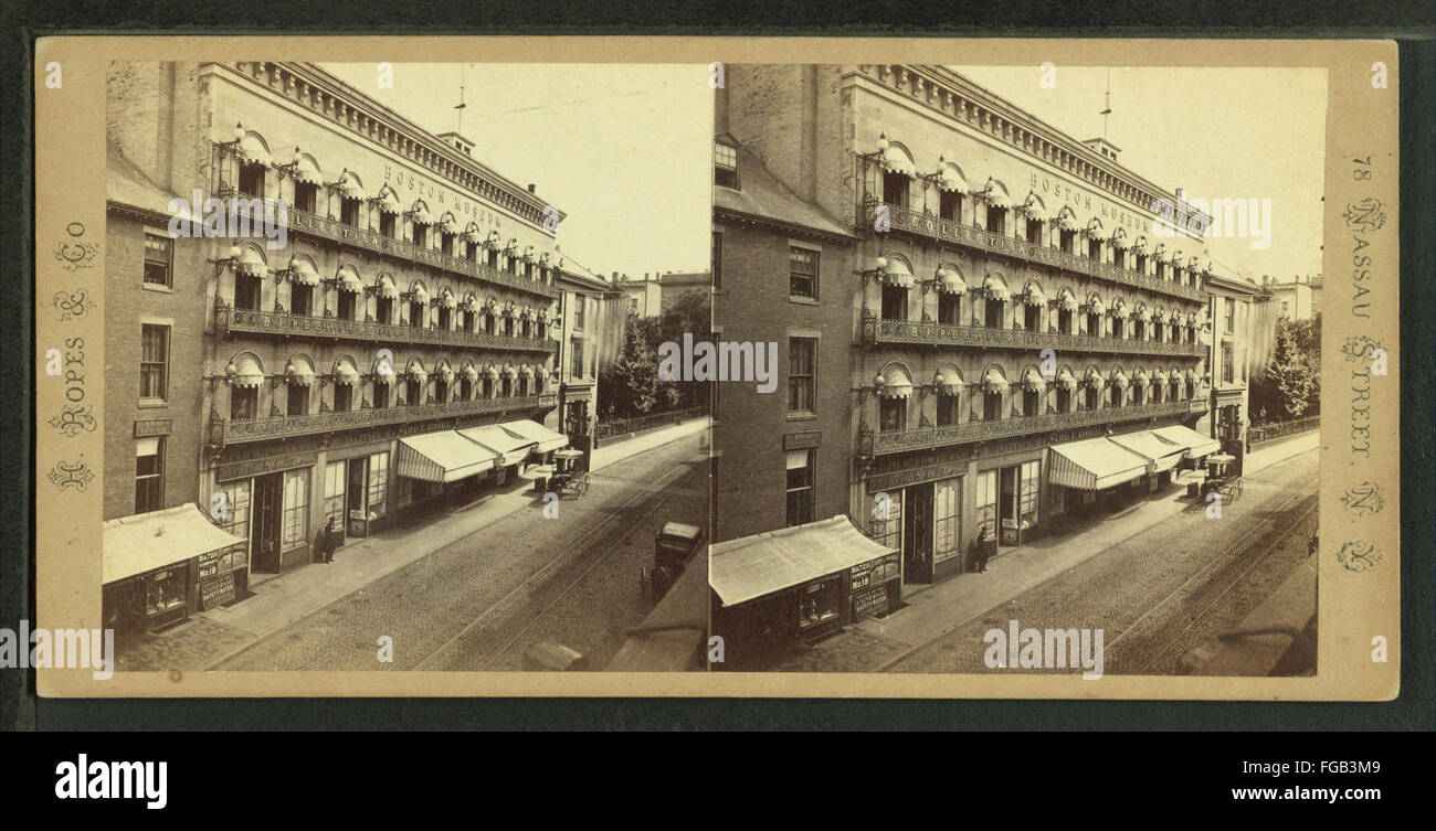 Photograph of the Boston Museum, capturing the exterior and ...
