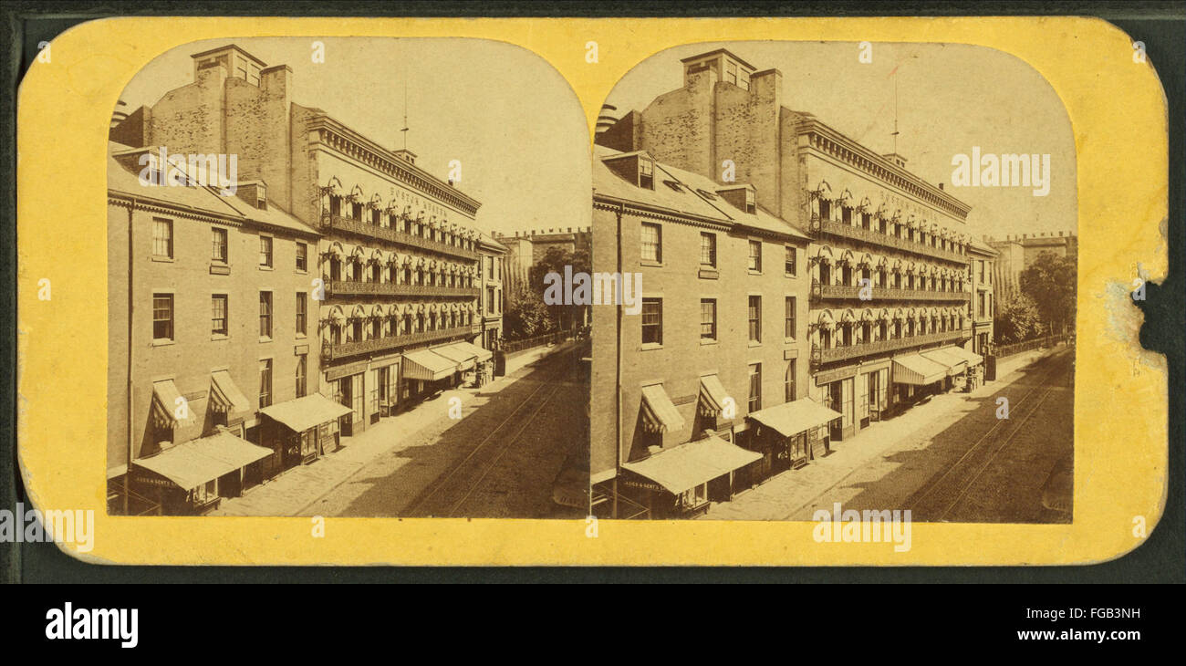A photograph of the Boston Museum, captured during the late 19th ...