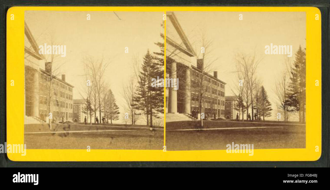 Photograph of Amherst College, taken by J. L. Lovell. The image ...