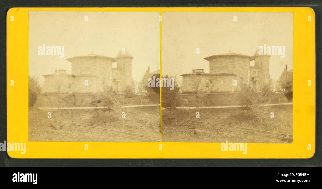 Photograph of Amherst College, taken by J. L. Lovell, showing the ...