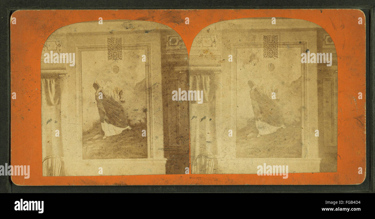 Photograph by H. P. McIntosh showing an unidentified painting, focusing ...