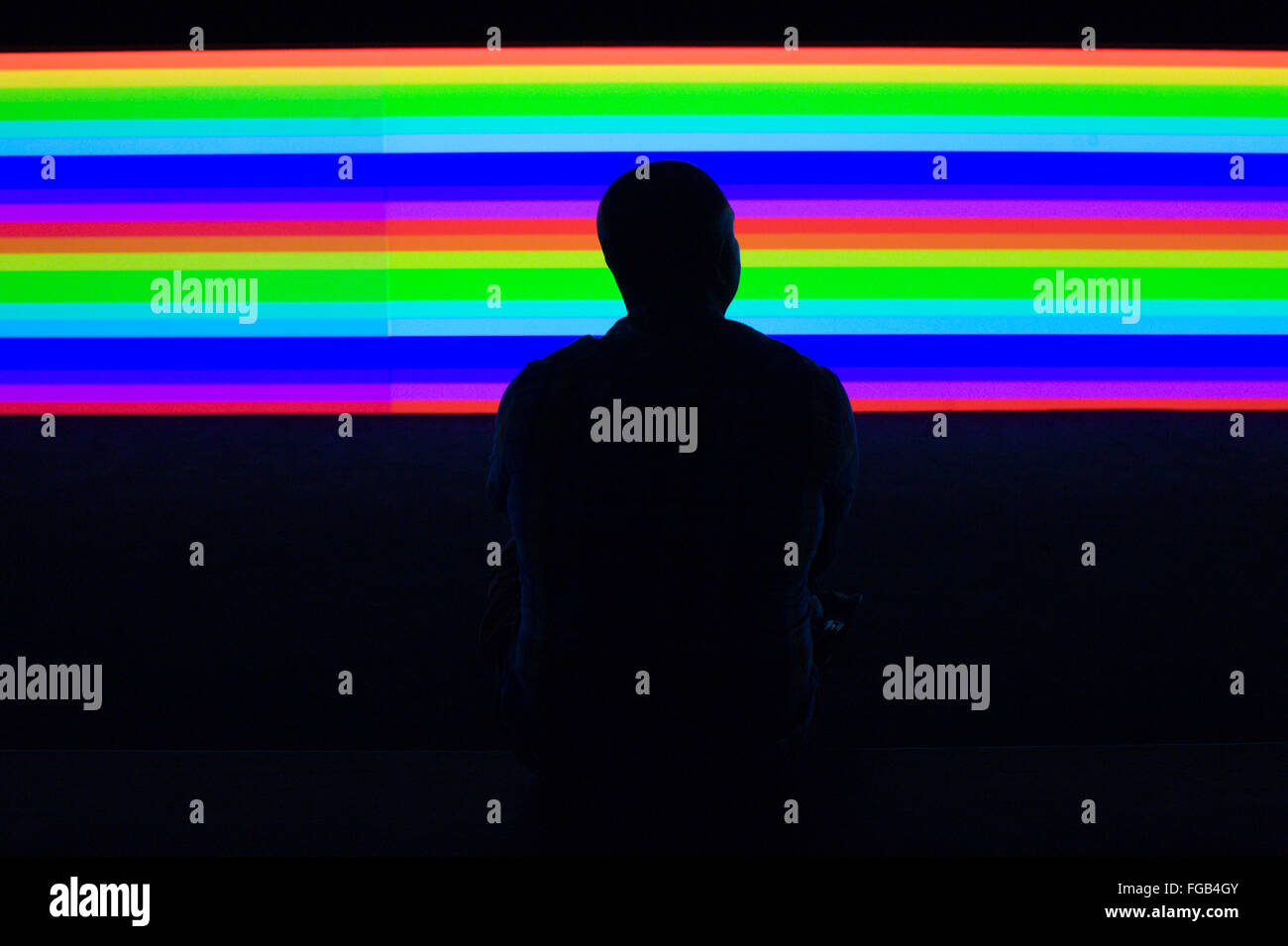 Art exhibition at NCP Brewer Street Car Park Soho Stock Photo - Alamy