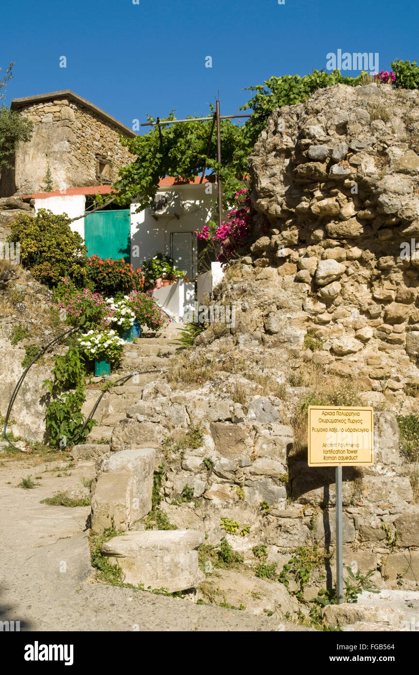 Griechenland, Kreta, bei Kissamos, Polyrrinia, das Dorf liegt in den ...