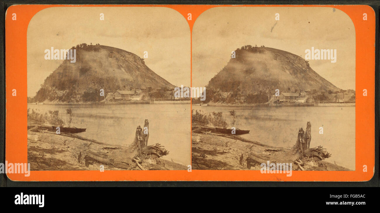 View of barn bluff, by Whitney & Zimmerman Stock Photo - Alamy