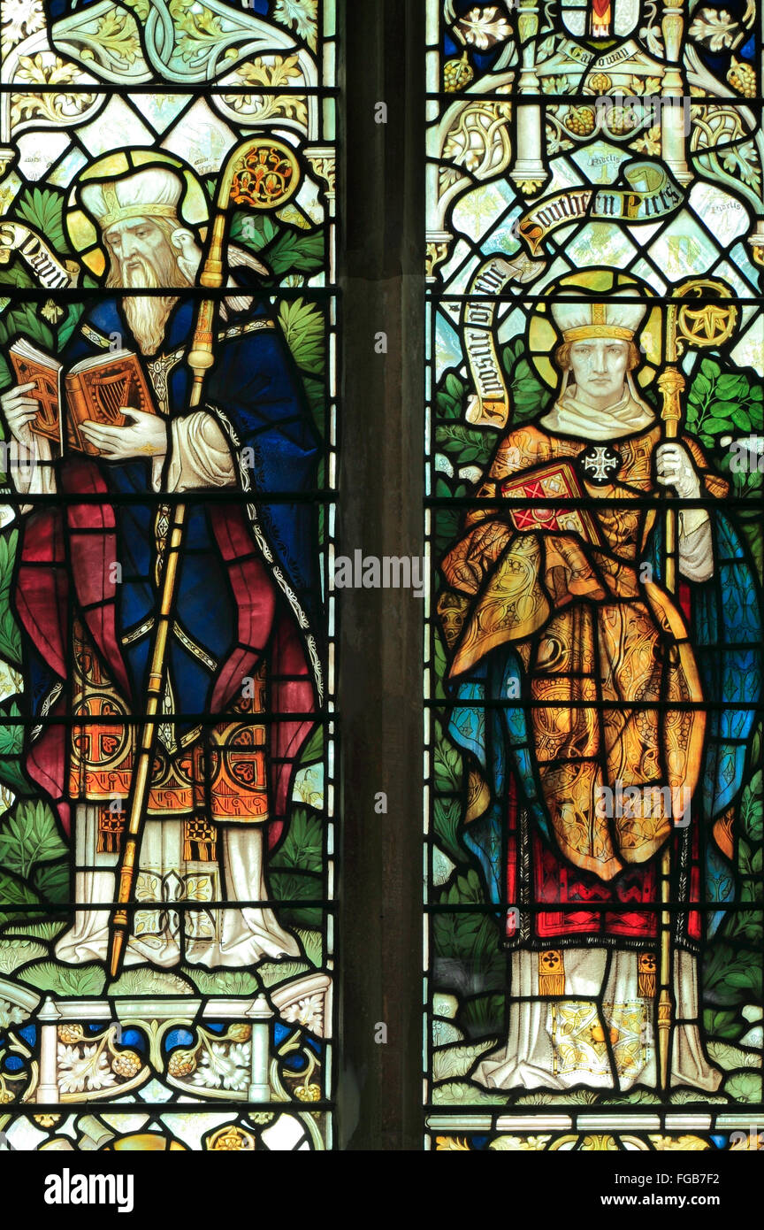 St David Stained Glass Window Stock Photos & St David Stained Glass ...