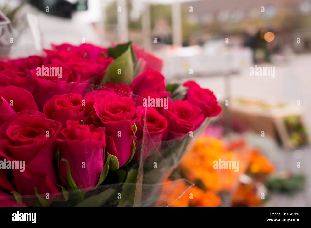 Bunch Of Roses Stock Photo - Alamy
